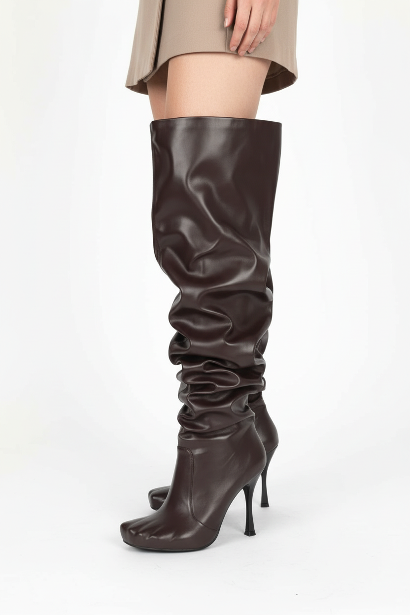 JEFFREY CAMPBELL CONFORM-02 WOMEN BOOTS - Coffee – NYCK - New York City ...